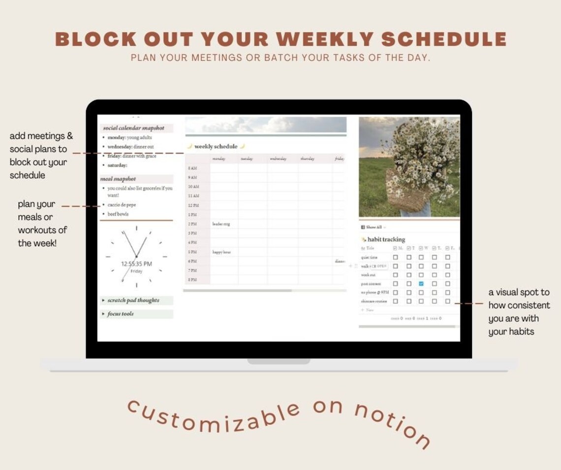 The Ultimate One-page Work Life Dashboard: ADHD Friendly - Etsy