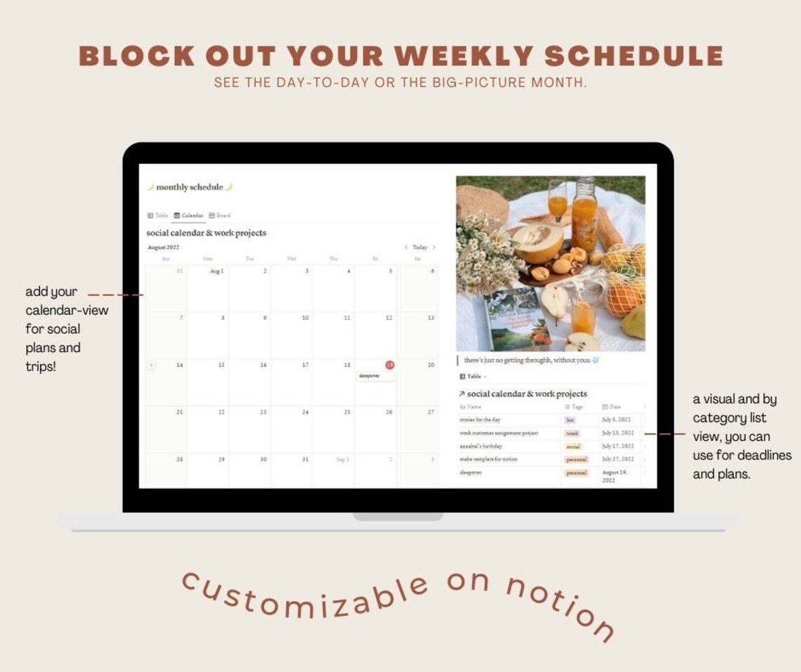 The Ultimate One-page Work Life Dashboard: ADHD Friendly - Etsy