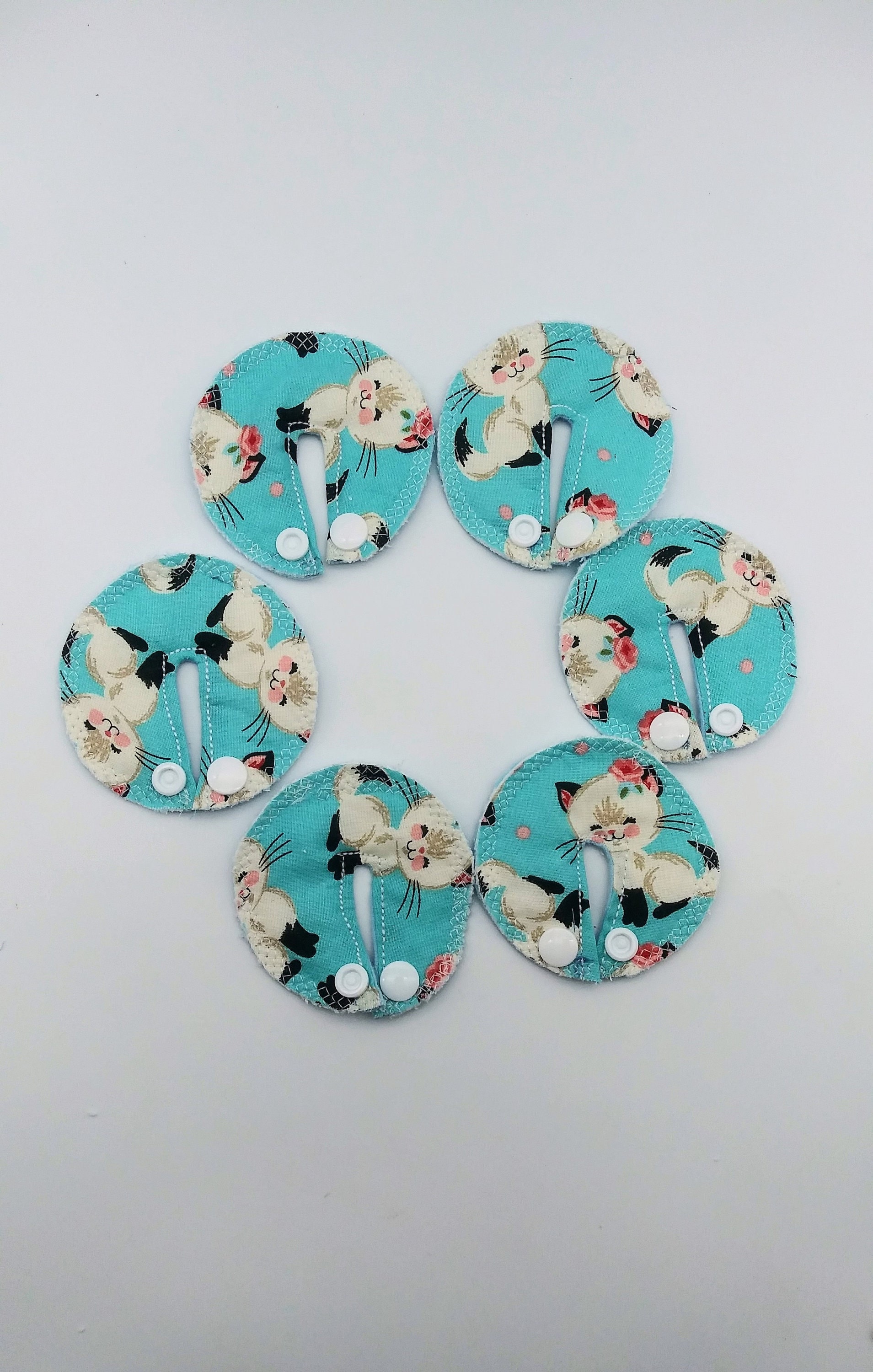 G Tube Pads Pack of 6 / Tubie Pads / Blue G Tube Pads / Feeding Tube ...