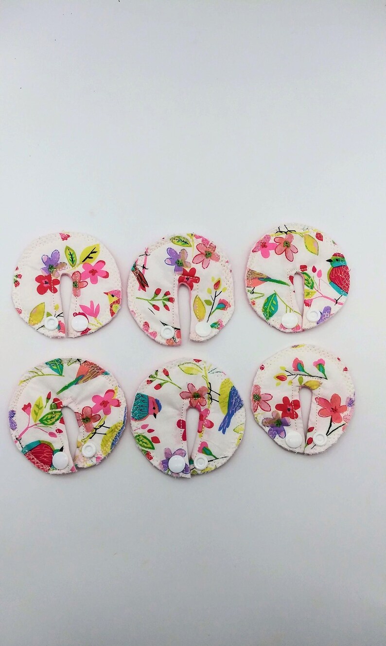 G Tube Pads Pack of 6 / Tubie Pads / Flowery G Tube Pads / Feeding Tube ...
