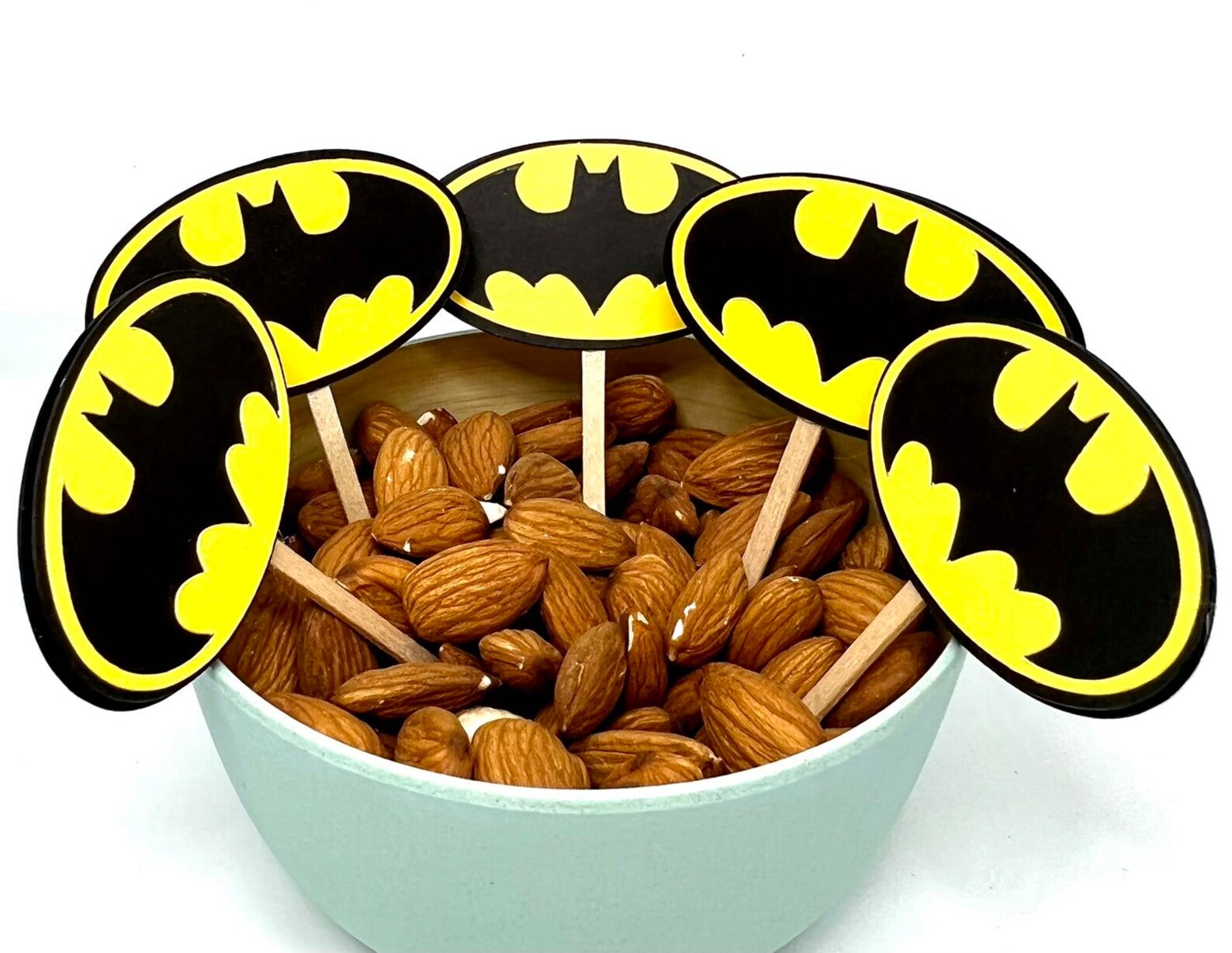 Batman Logo Cupcake Toppers, Birthday Cupcake Toppers - Etsy