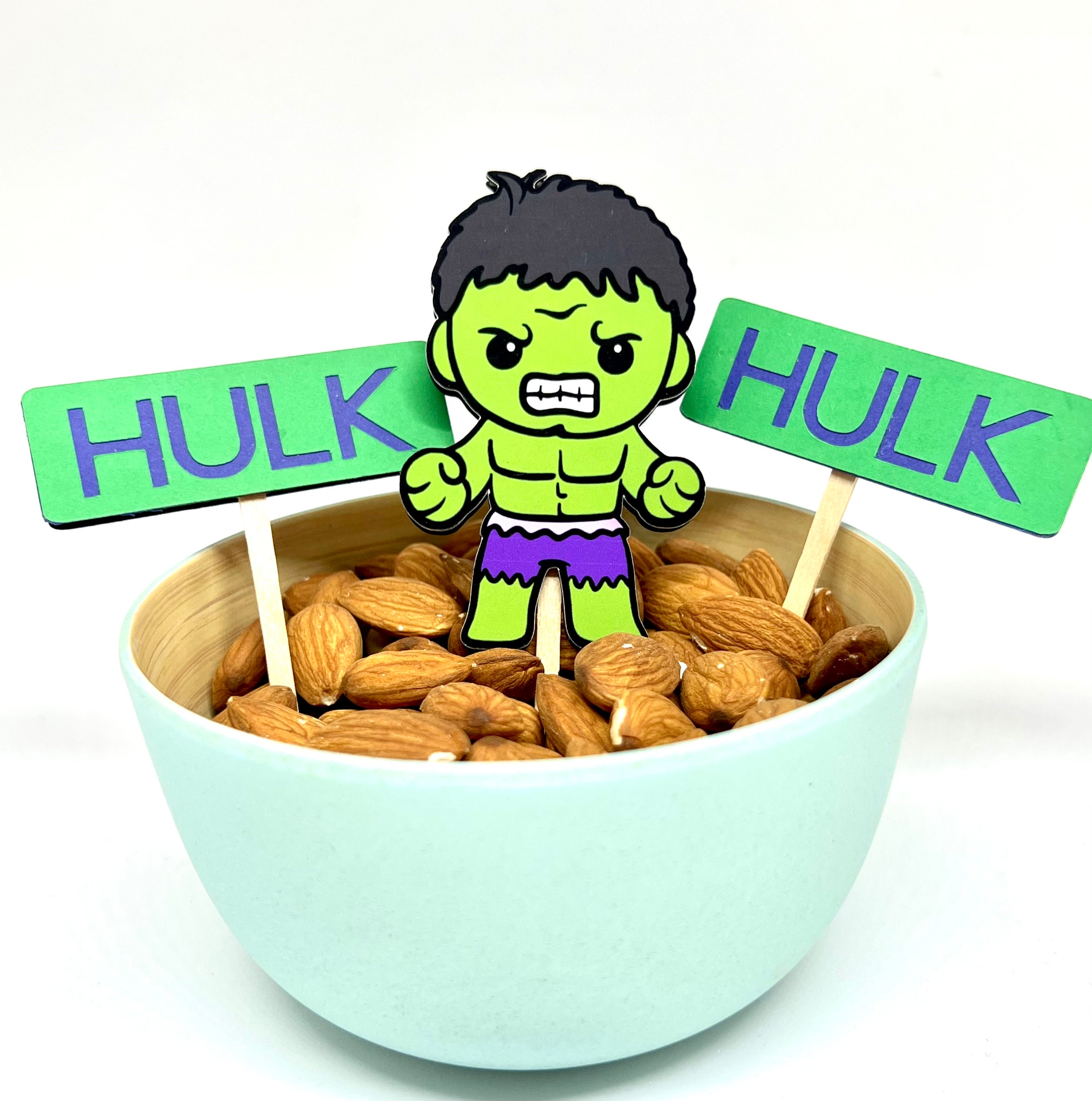 Incredible Hulk Cupcake Toppers, Hulk Toppers - Etsy