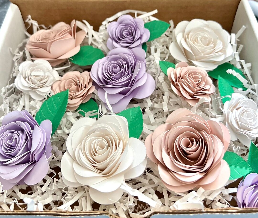 Rose Table Toppers, Rose Cupcake Topper, Rose Wall Decor, - Etsy