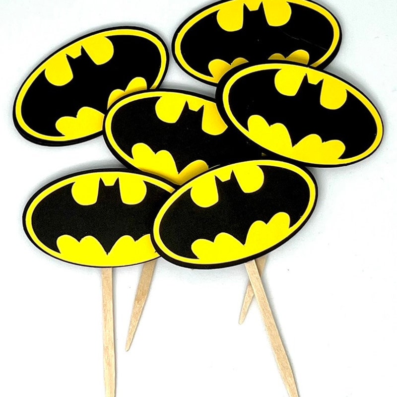 Batmans Cake Topper - Etsy