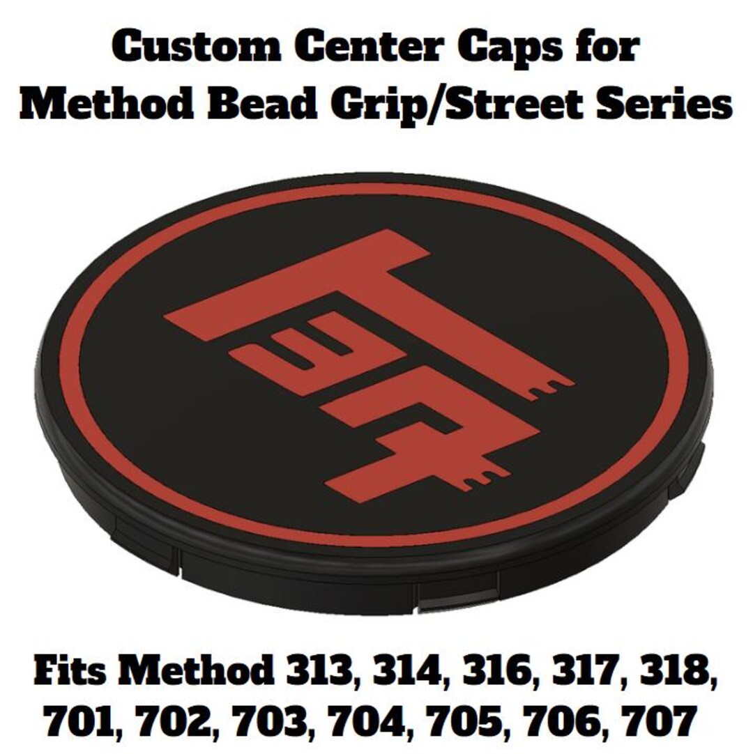Custom TEQ Style Center Cap for Method Bead Grip/street Series Wheels ...