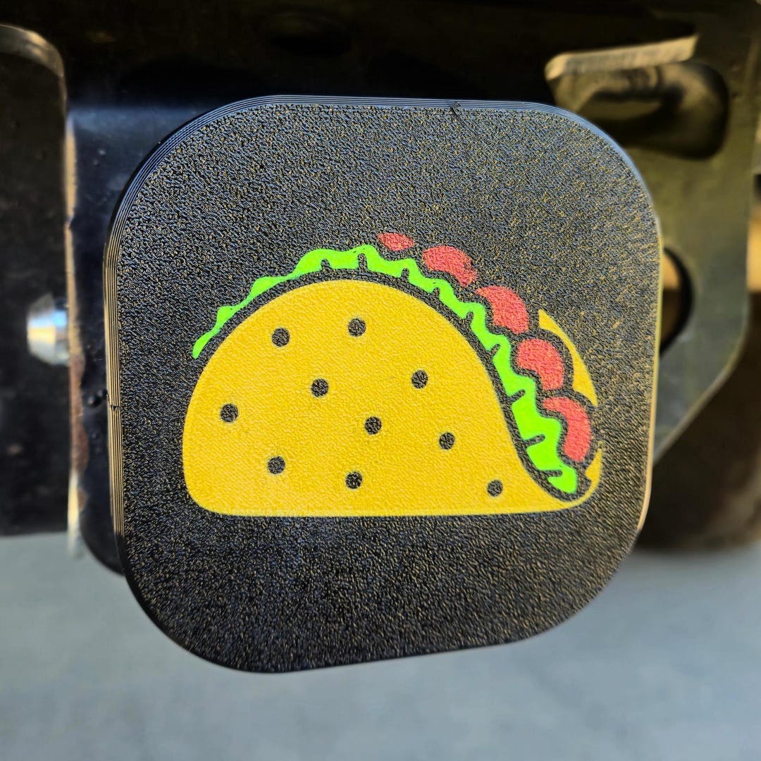 Custom Taco Hitch Cover | Toyota Tacoma Hitch Cover | Durable 3d ...