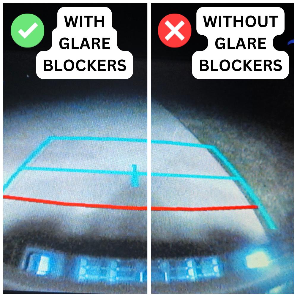 Premium Glare Blockers for 3rd Gen Tacoma (16-23) | (2x) License Plate ...