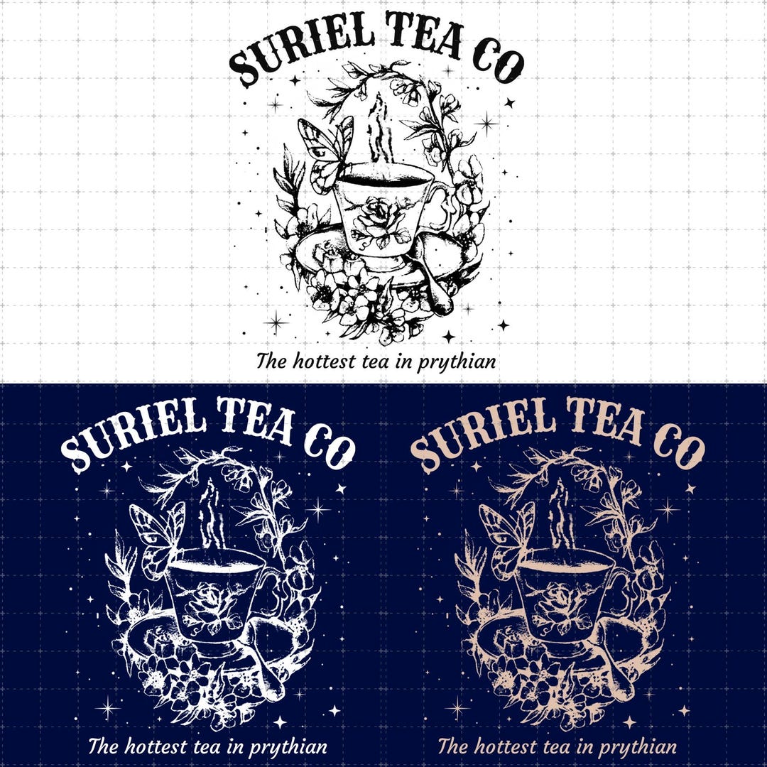 Suriel Tea Co PNG Digital Download, Acotar Tea Png Clipart, Velaris the ...