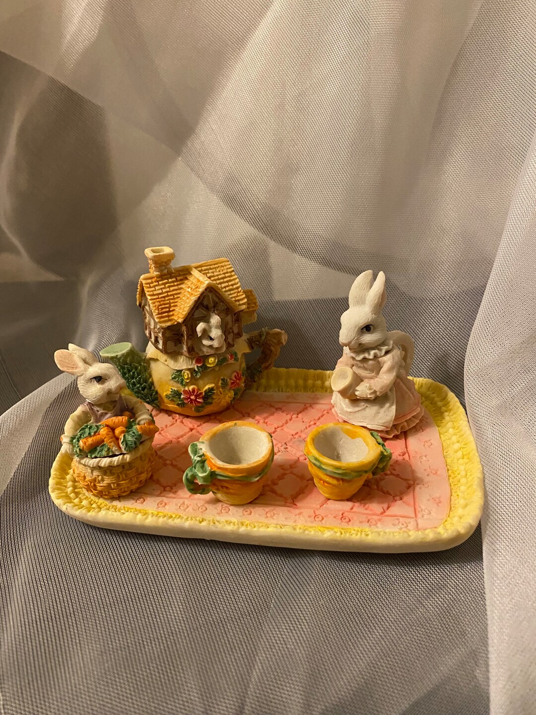 Rabbit Picnic Tea Set - Etsy