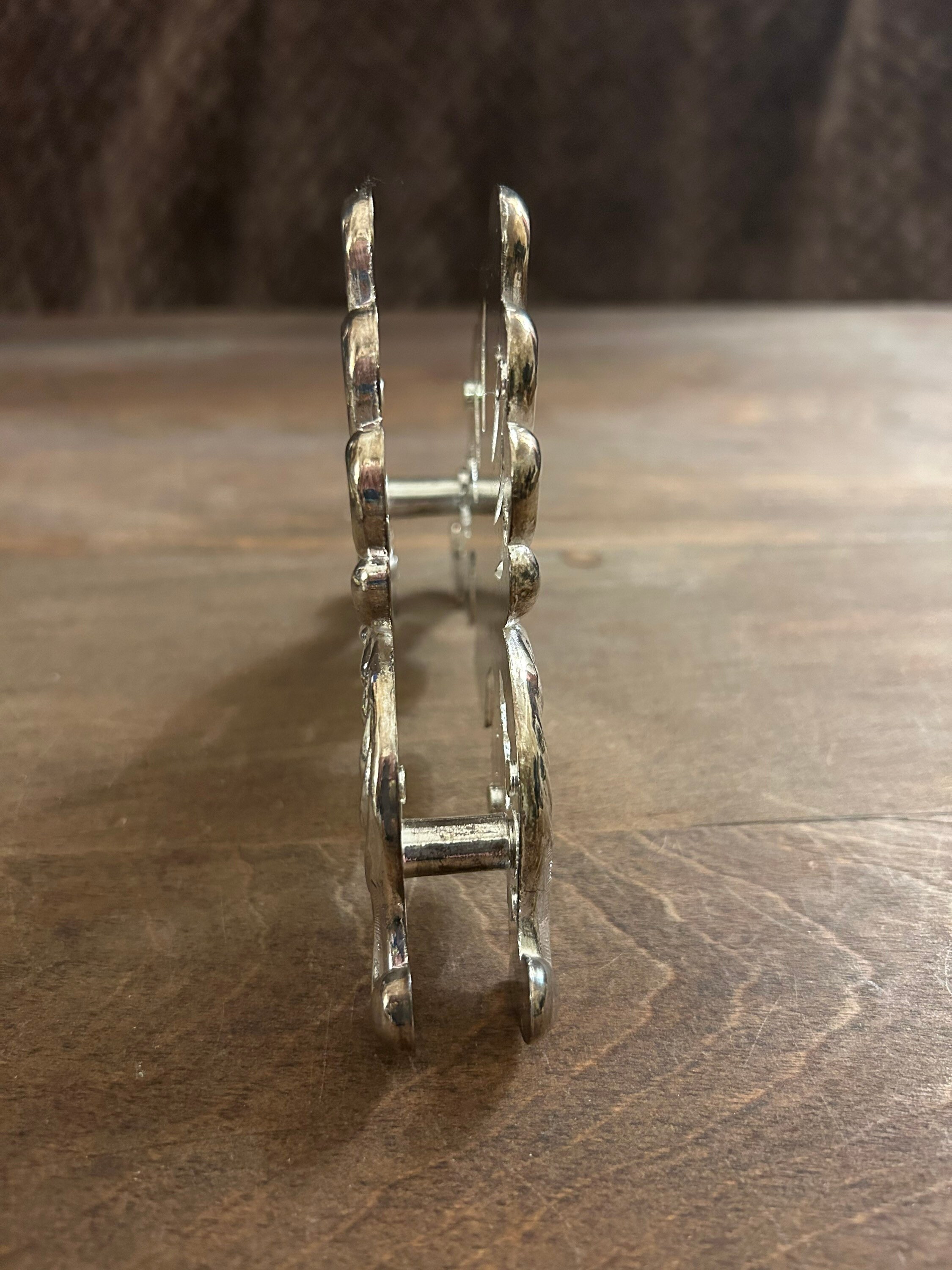 Vintage Ornate Leonard Italian Silver Knife Rest - Etsy