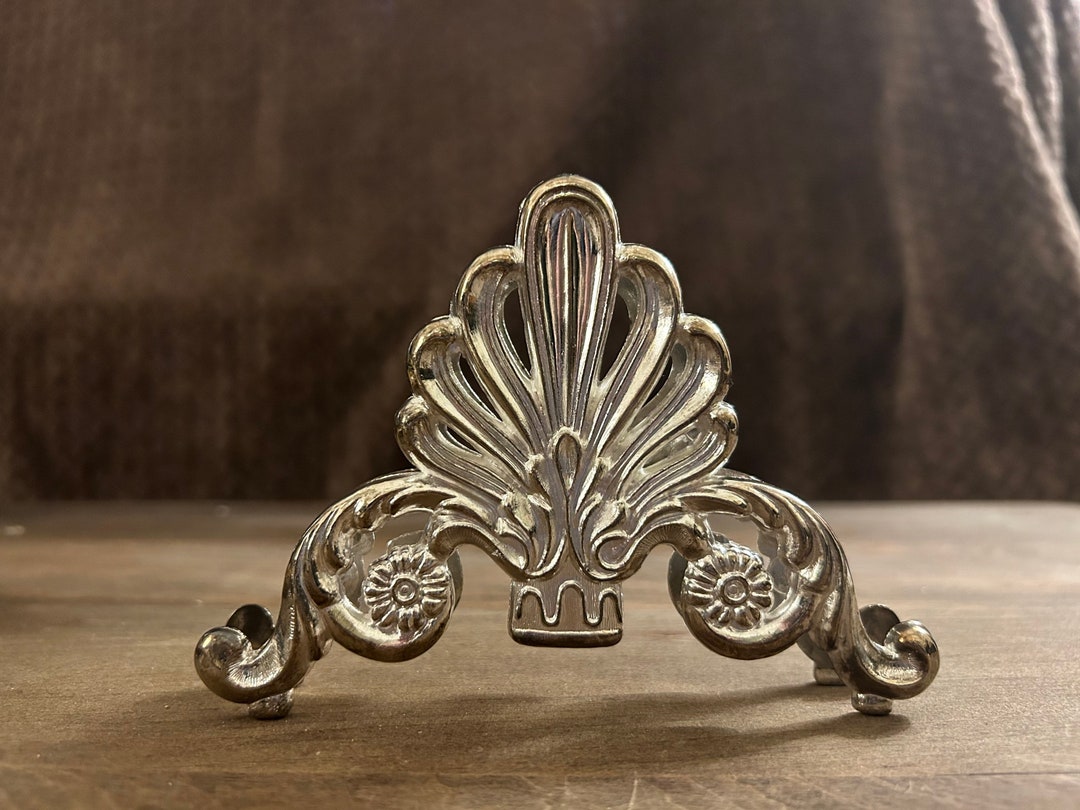 Vintage Ornate Leonard Italian Silver Knife Rest - Etsy