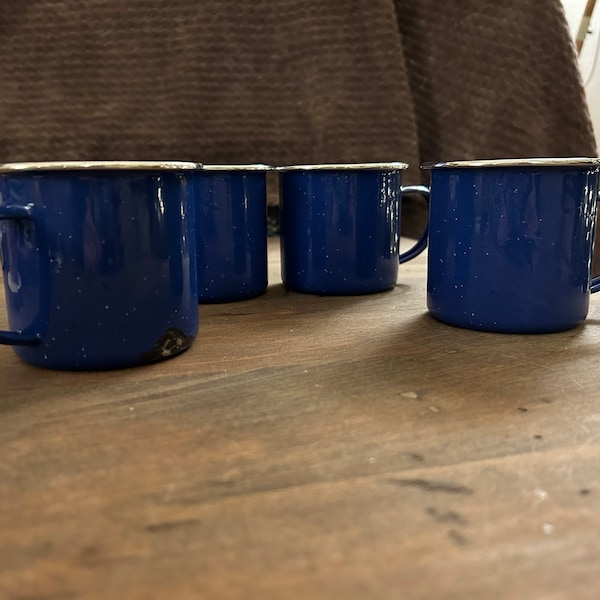 Enamelware Cups - Etsy