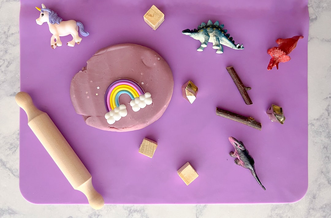 Playdough Mat Silicone Mat, Kid's Activity Mat - Etsy