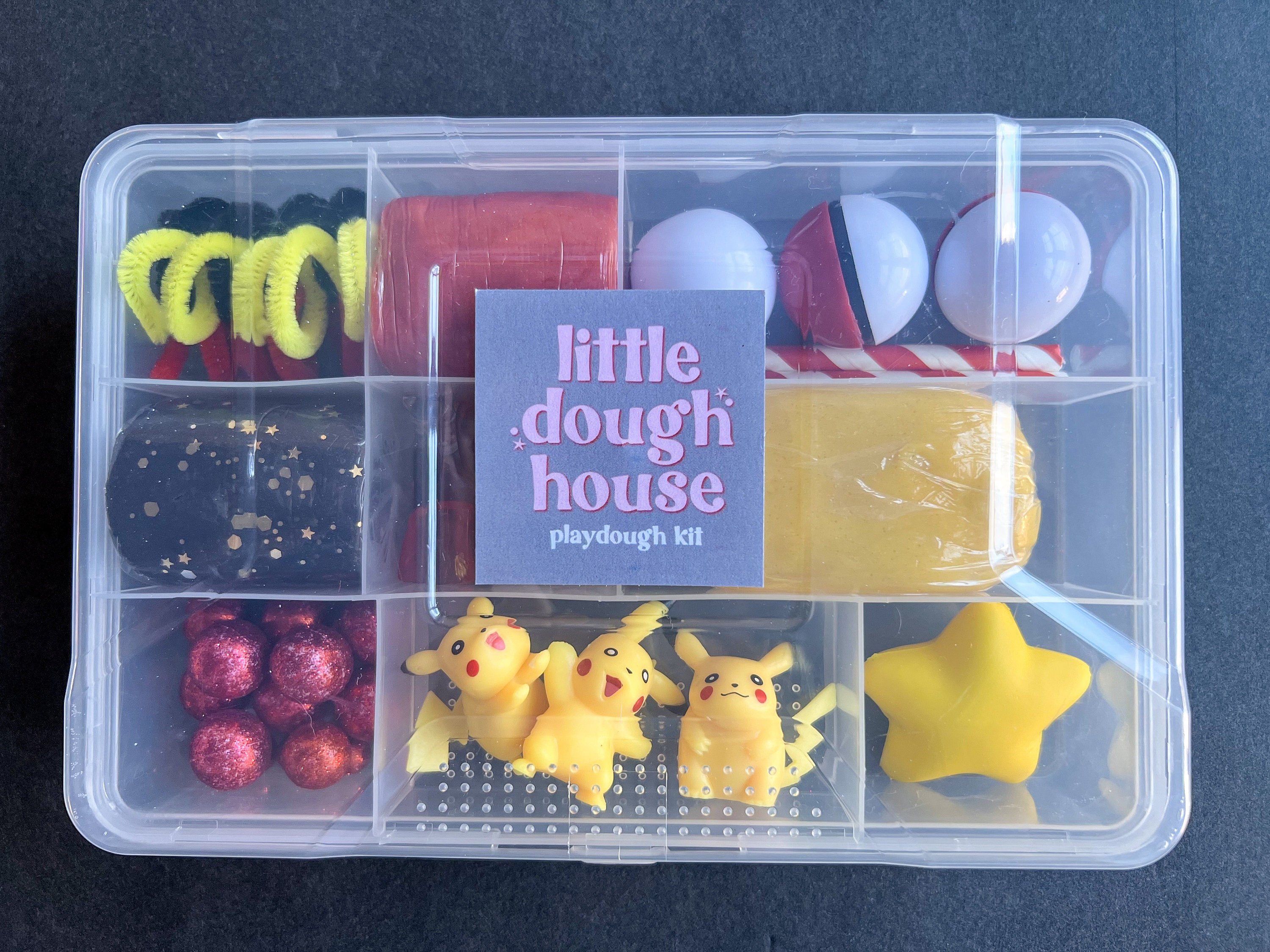 Pikachu Playdough Kit Pokemon Playdough Kit - Etsy