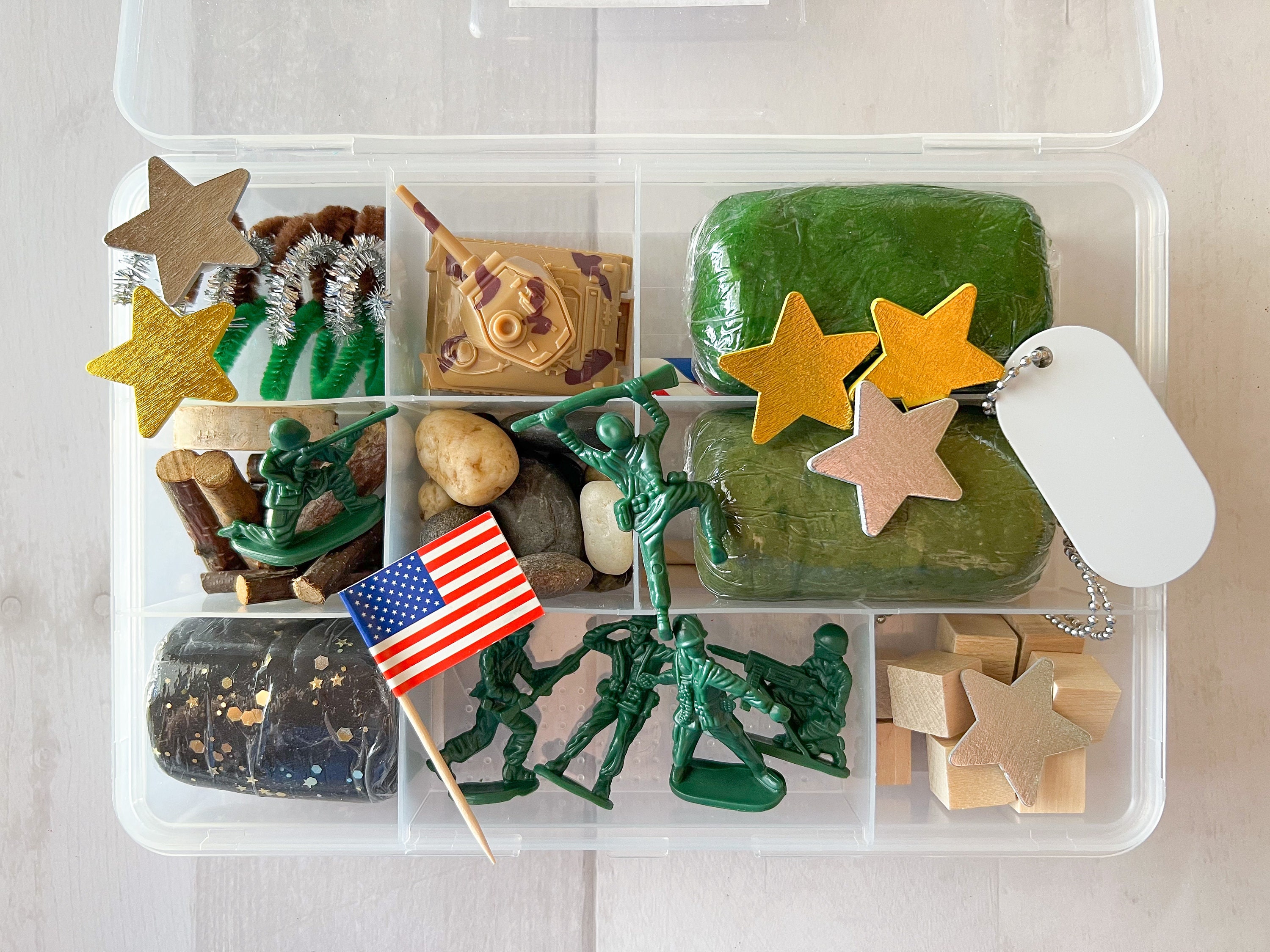 Army Playdough Kit - Etsy