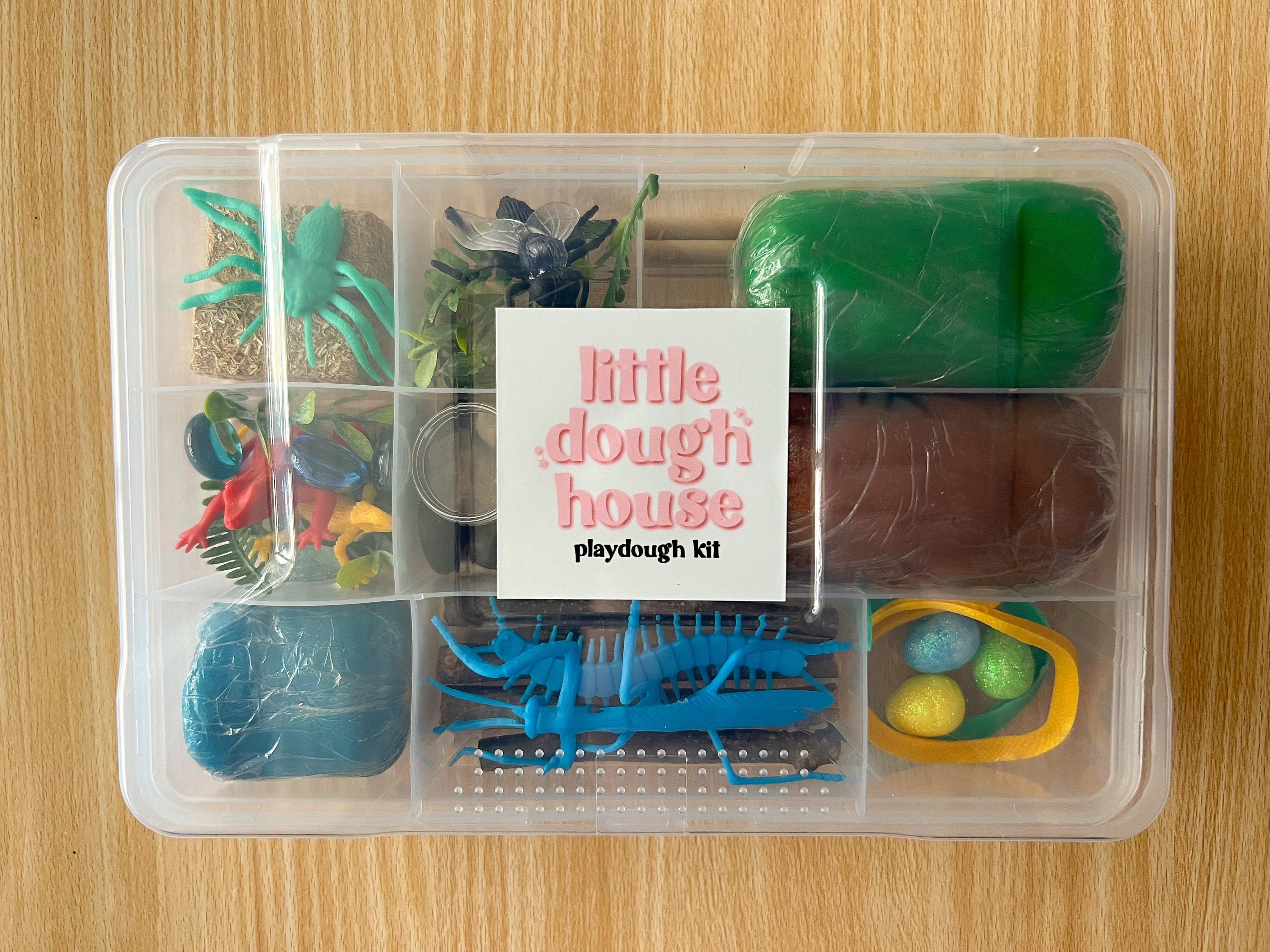 Creepy Crawlies Playdough Kit, Bug Playdough Kit, Sensory Kit, Playdoh ...