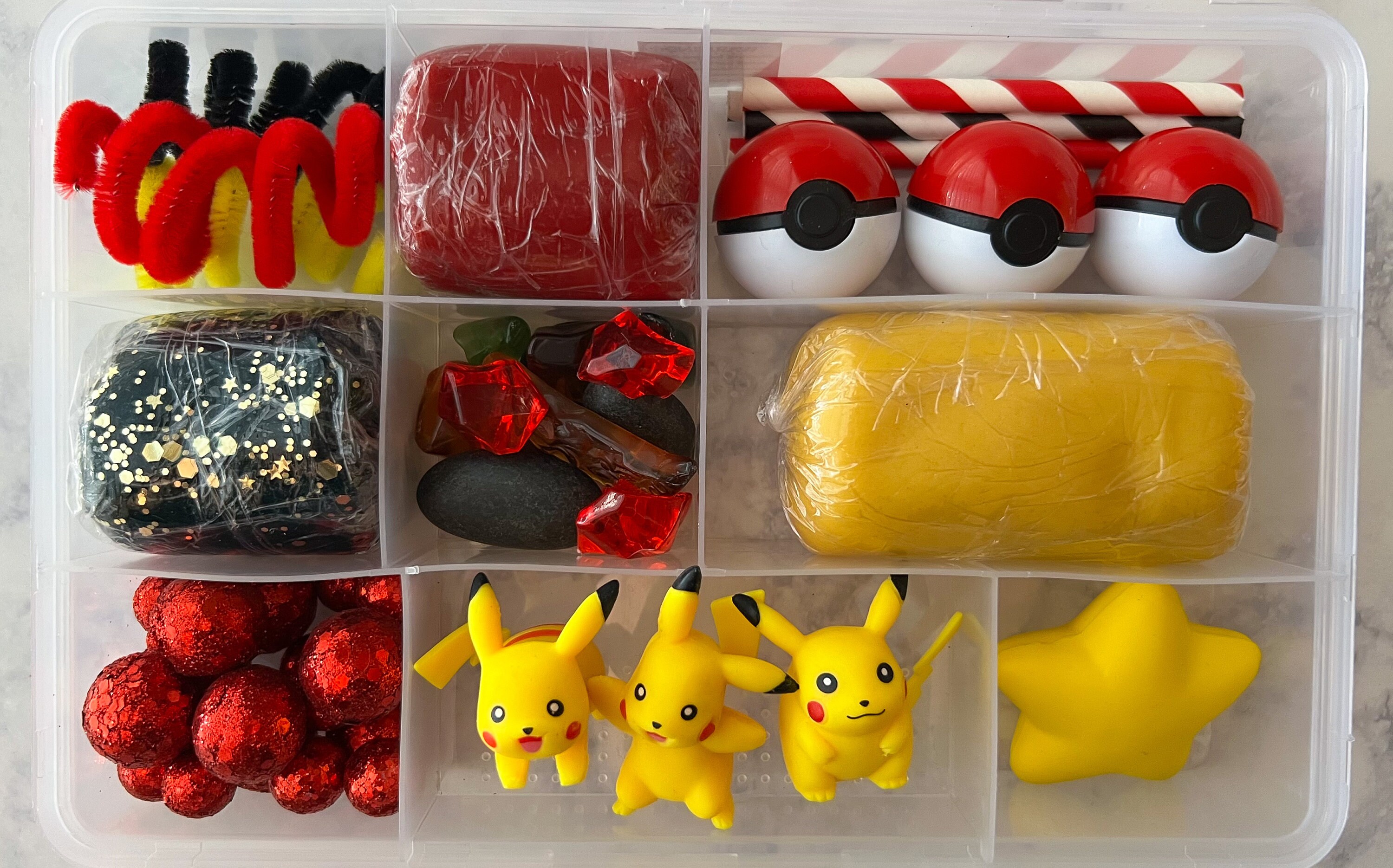 Pikachu Playdough Kit Pokemon Playdough Kit - Etsy