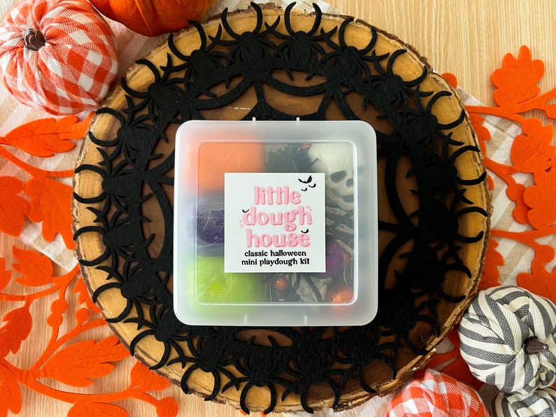 Classic Halloween Mini Playdough Kit - Etsy