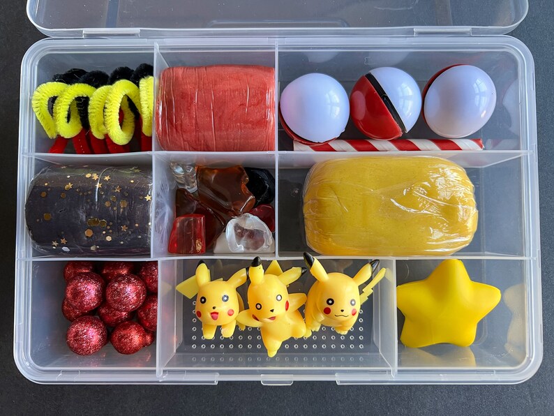 Pikachu Playdough Kit Pokemon Playdough Kit - Etsy