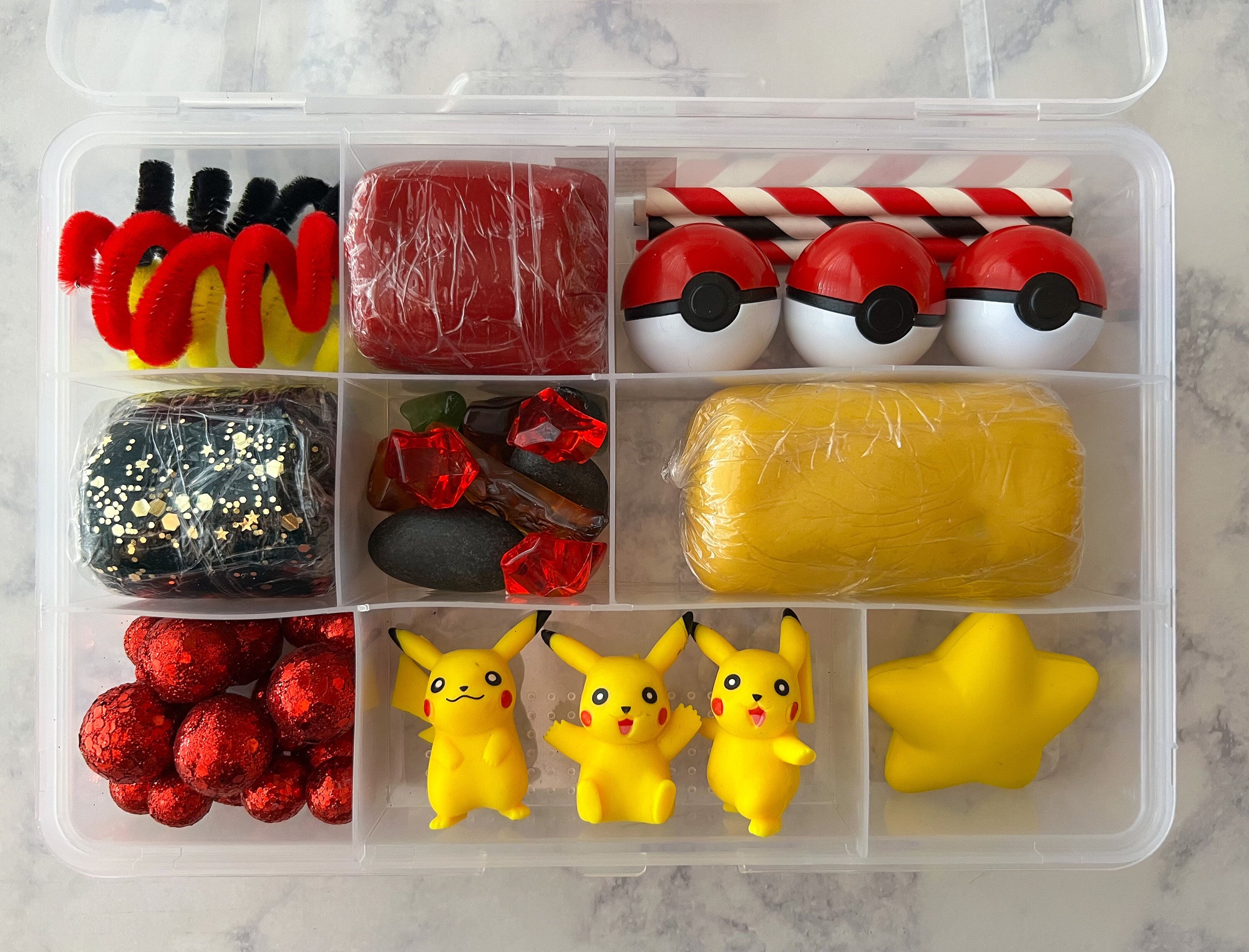 Pikachu Playdough Kit Pokemon Playdough Kit - Etsy
