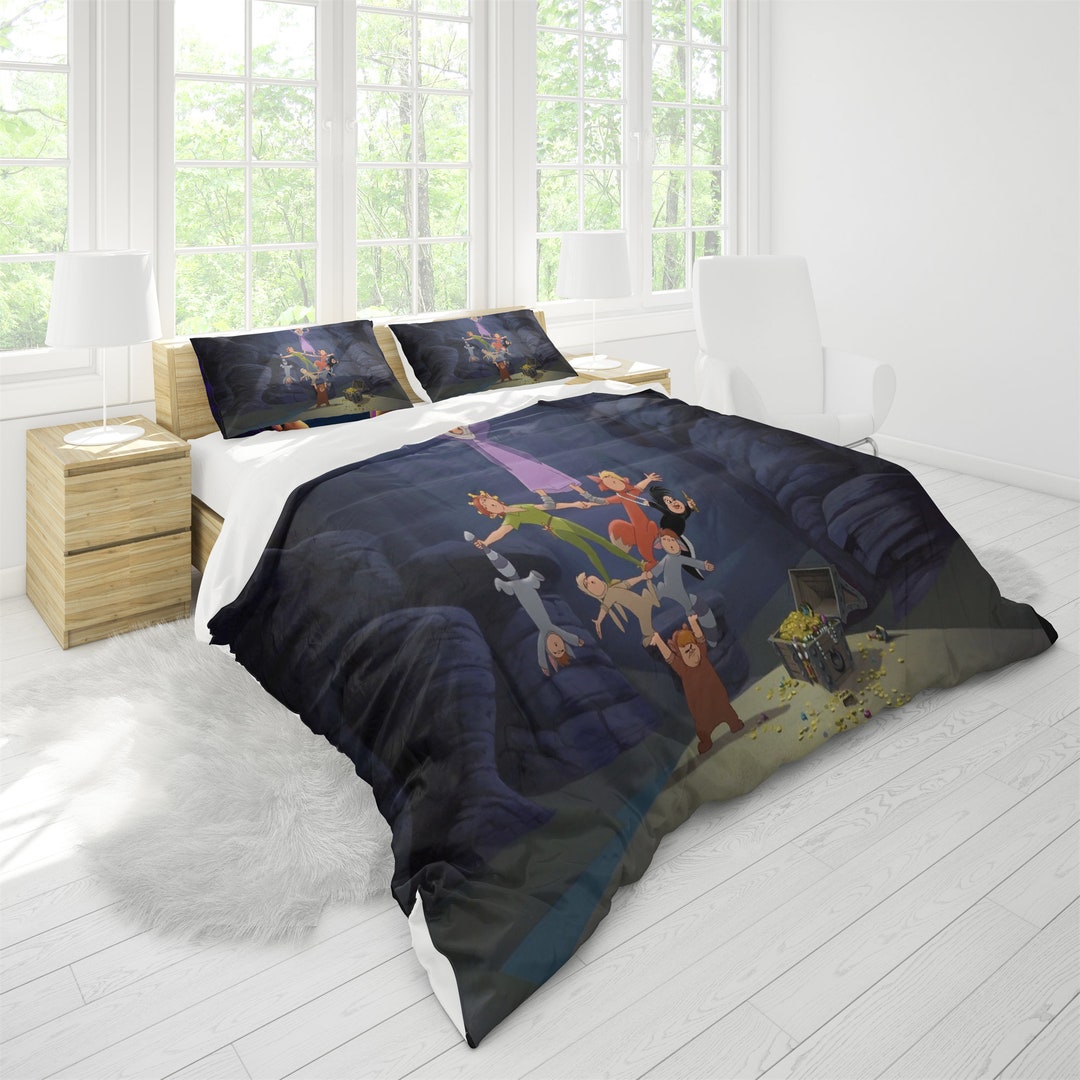 Return to Never Land Three Piece Printed Fashion Pattern Bedding Set ...