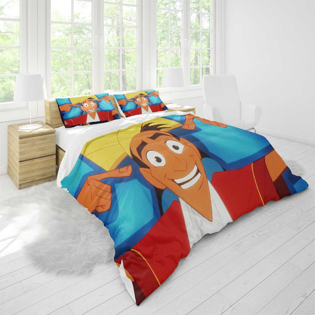 The Emperor's New Groove Three Piece Printed Fashion Pattern Bedding ...