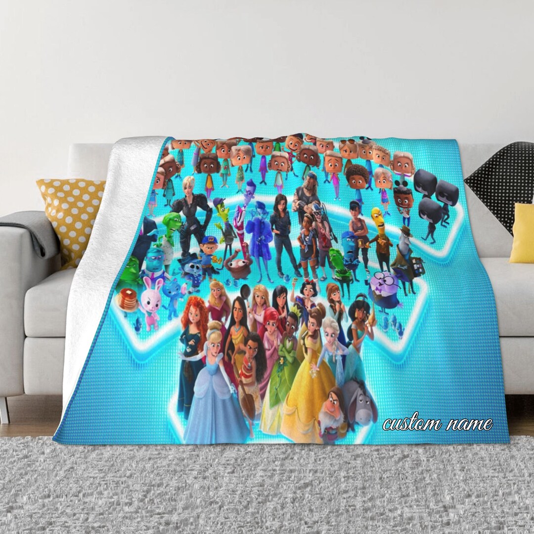 Two Layers Blanket Wreck-lt Ralph Custom Name Printed Bedspread Sofa ...