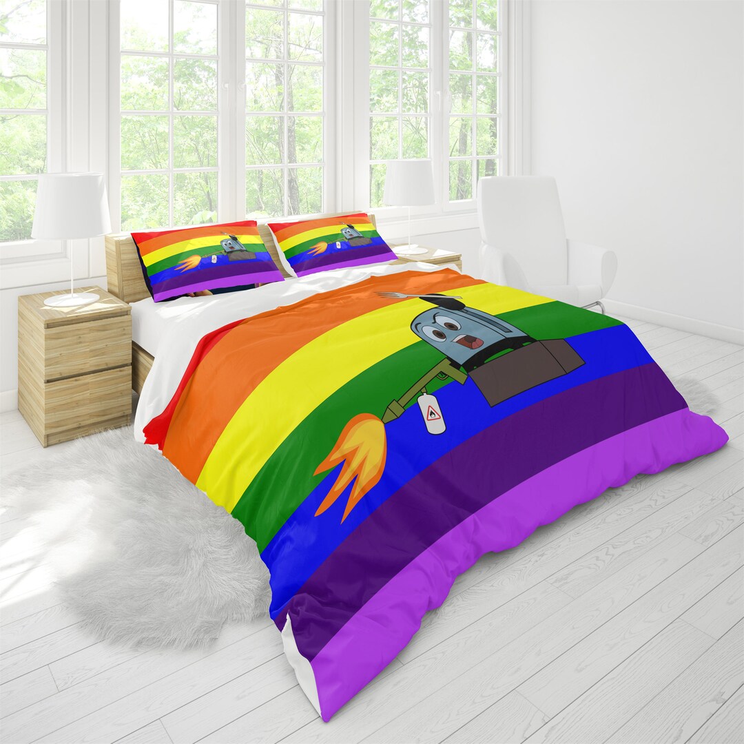 The Brave Little Toaster Three Piece Printed Fashion Pattern Bedding ...