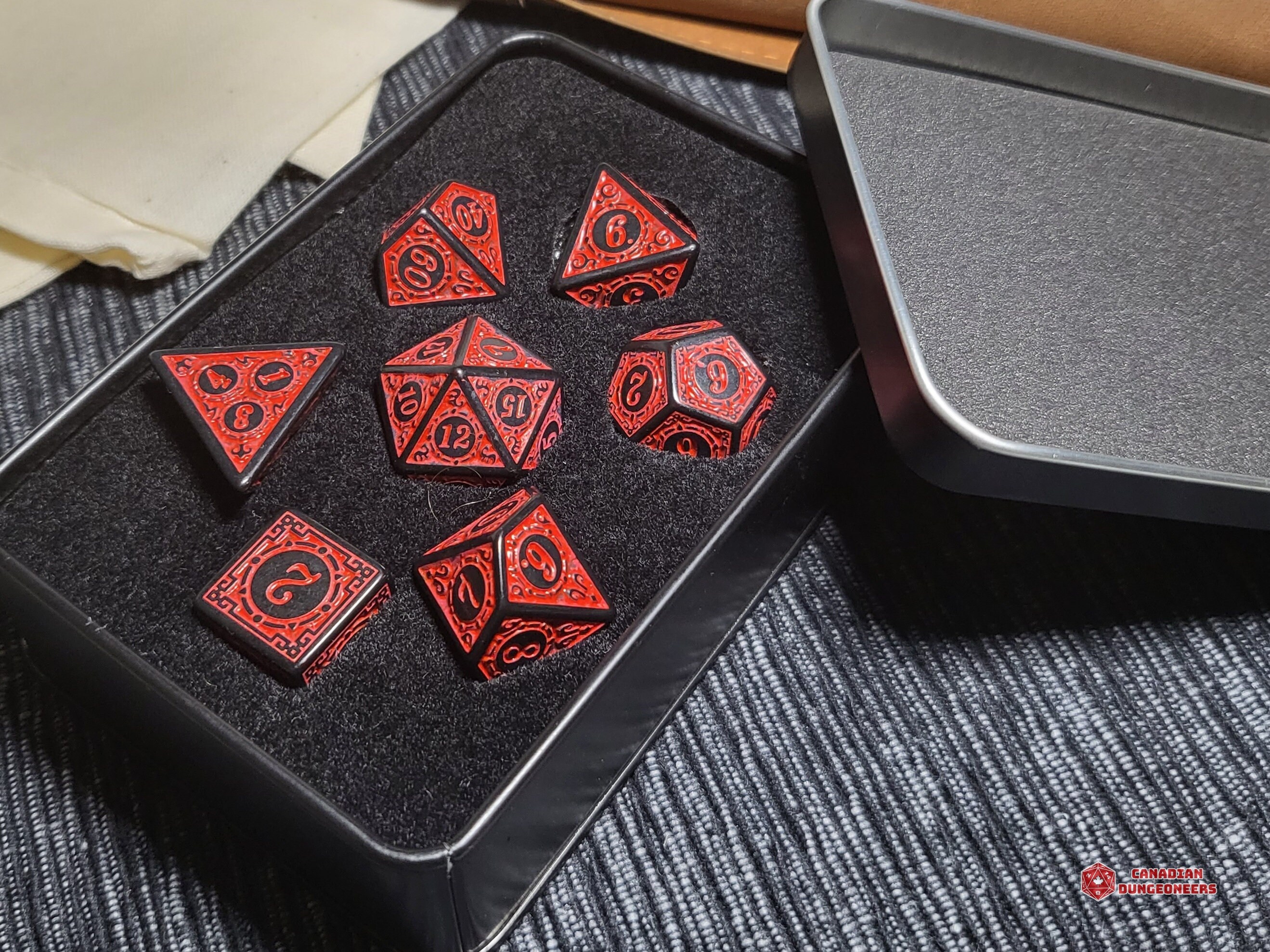 Runic Red Dice Set Dungeons and Dragons DND Dice Set D&D - Etsy