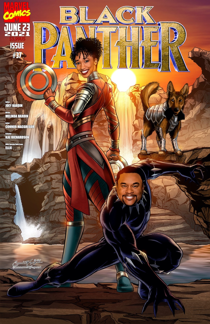 Custom Superhero Portrait, Custom Comic Cover, Personalized Comic Cover ...