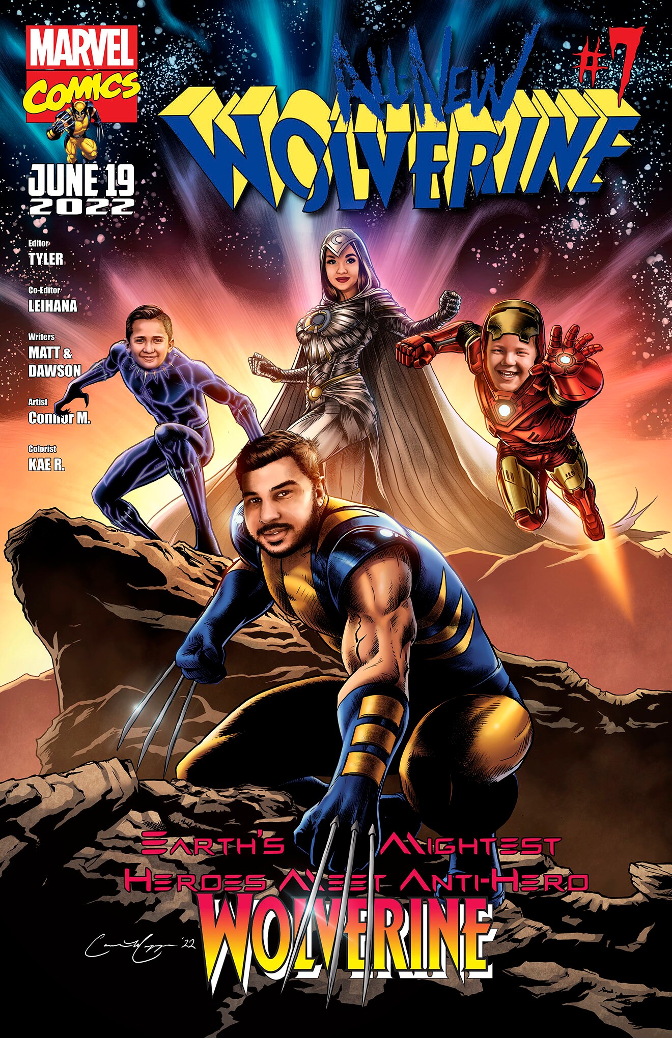 Custom Superhero Portrait Custom Comic Cover Personalized - Etsy