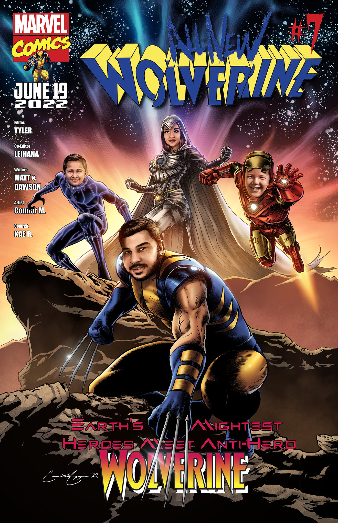 Custom Superhero Portrait Custom Comic Cover Personalized - Etsy