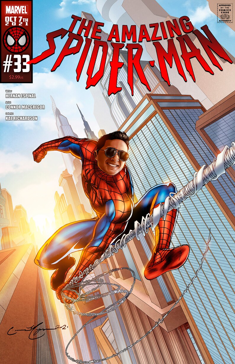 Custom Superhero Portrait Custom Comic Cover Personalized - Etsy