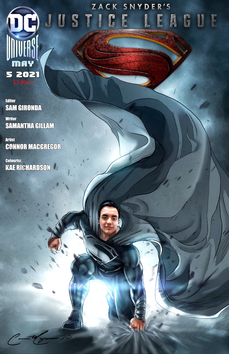 Custom Superhero Portrait Custom Comic Cover Personalized - Etsy