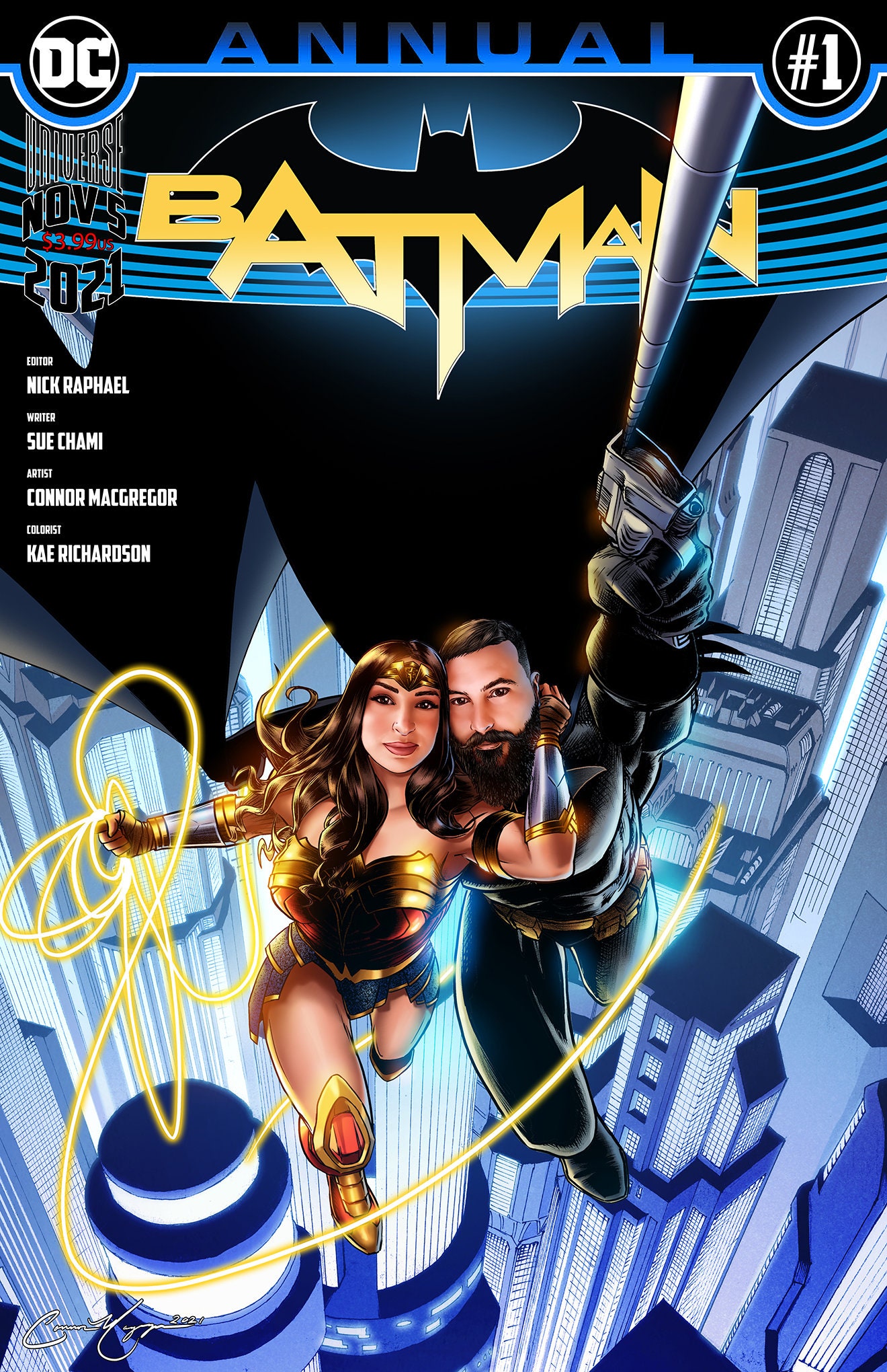 Custom Superhero Anniversary Portrait Custom Comic Cover - Etsy