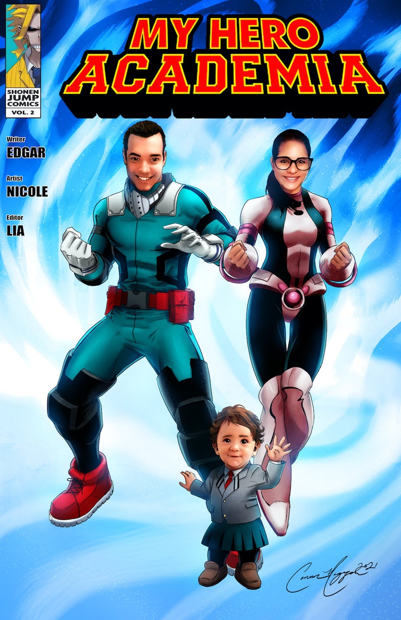 Custom Superhero Portrait Custom Comic Cover Personalized - Etsy
