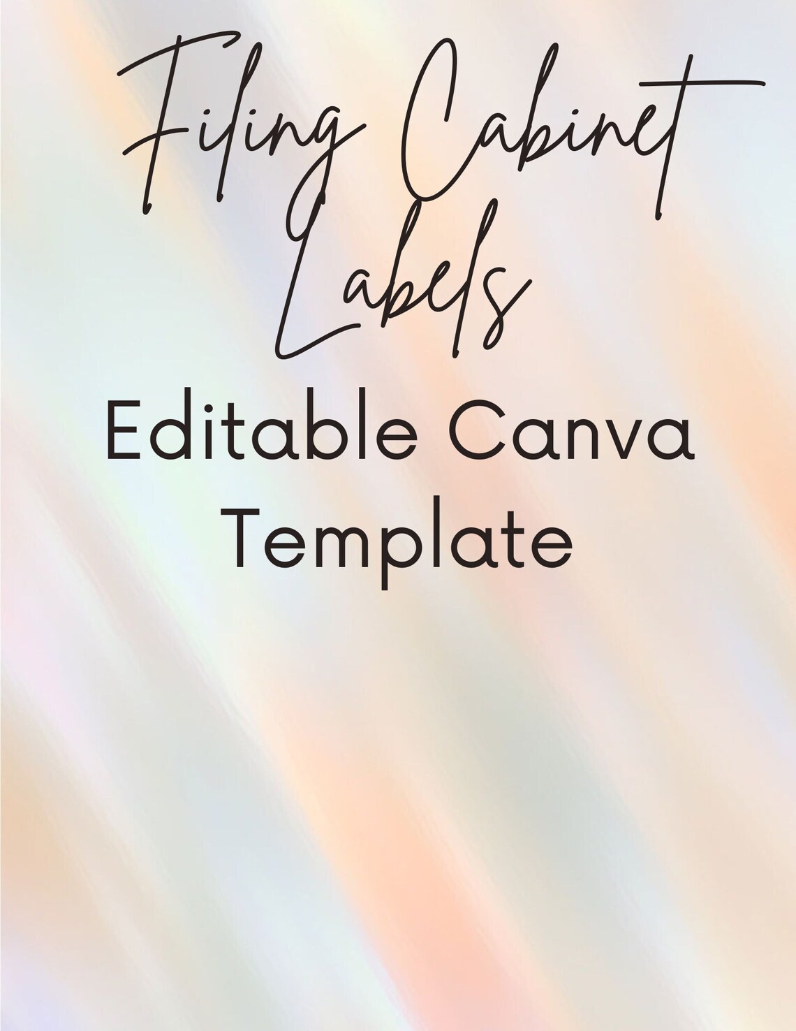 Filing Cabinet Labels - Etsy