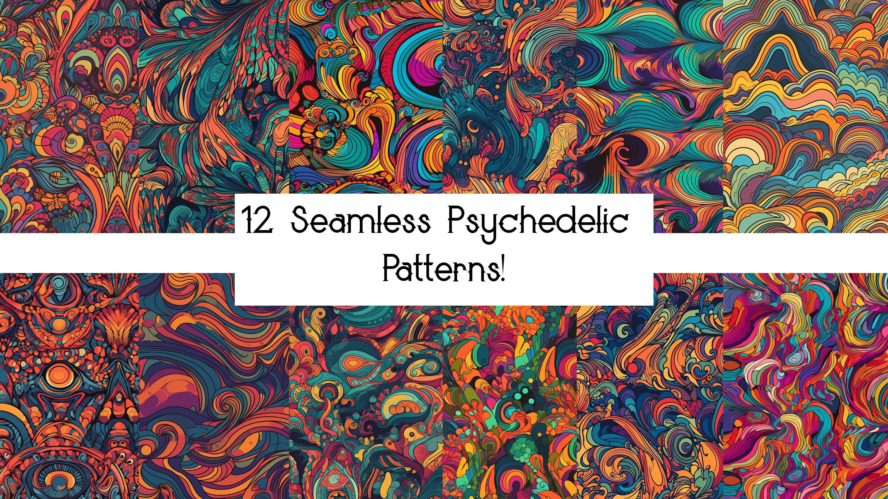 Seamless Psychedelic Patterns