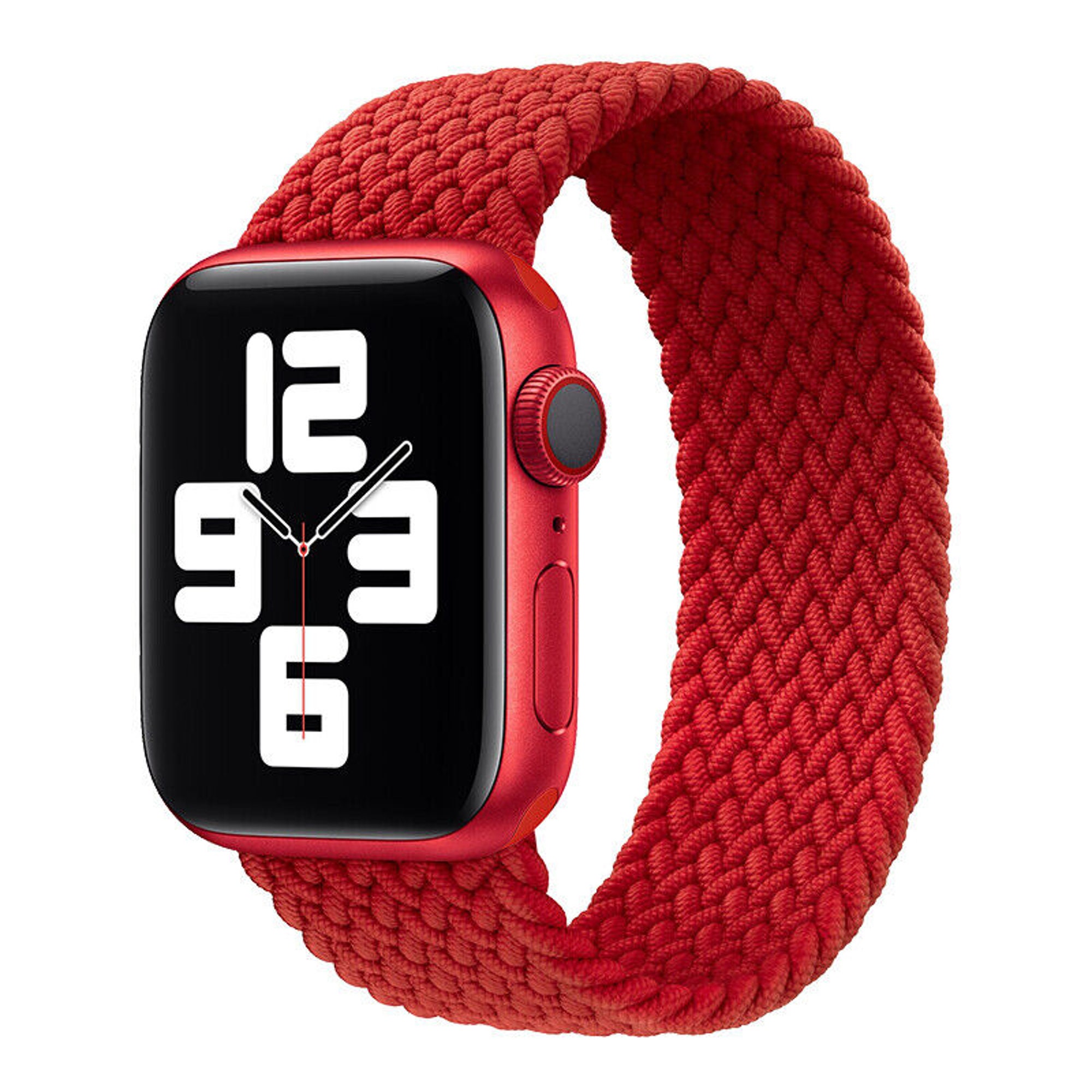 Braided Solo Loop Apple Watch Band, Elastic Stretch Nylon Wrist Strap ...
