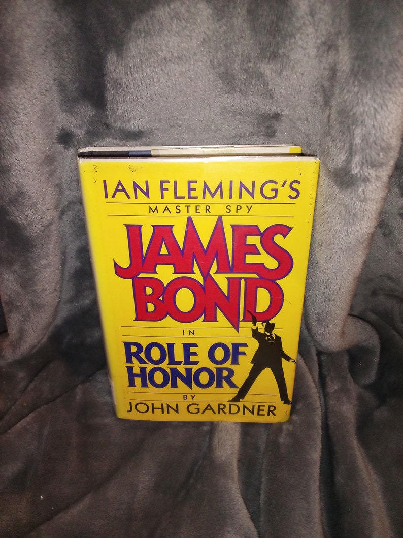 James Bond in Role of Honor by John Gardner- Hardcover - Etsy
