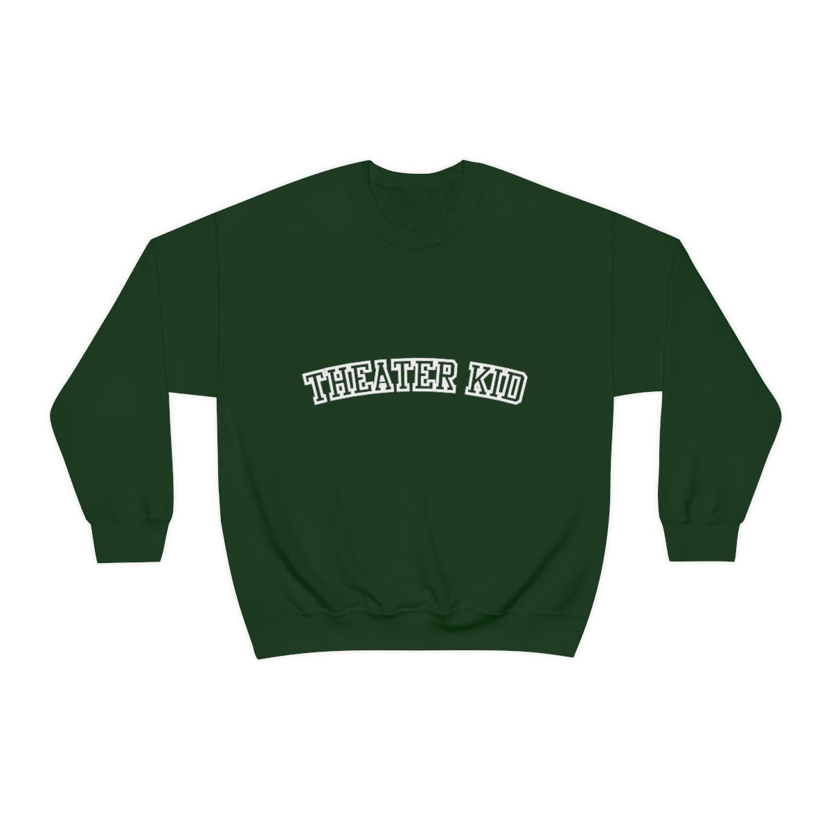 THEATER KID School Musical Broadway Theatre Crewneck Sweatshirt College ...