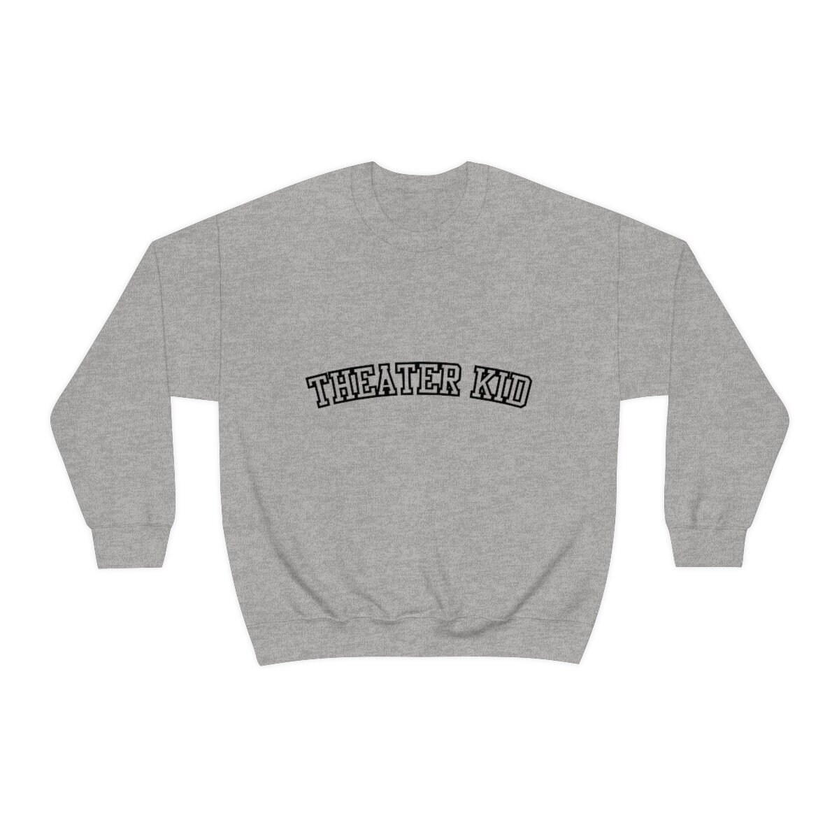 THEATER KID School Musical Broadway Theatre Crewneck Sweatshirt College ...