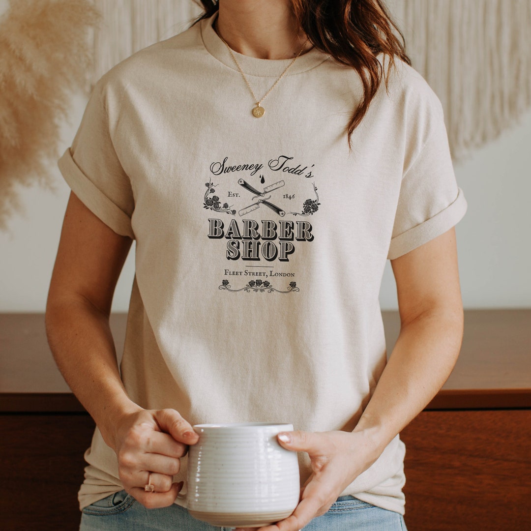 SWEENEY TODD Fleet Street Barber Shop Musical Gothic Quirky Crewneck T ...