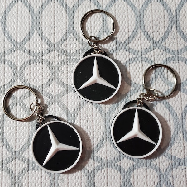 Mercedes Benz Keychain - Etsy