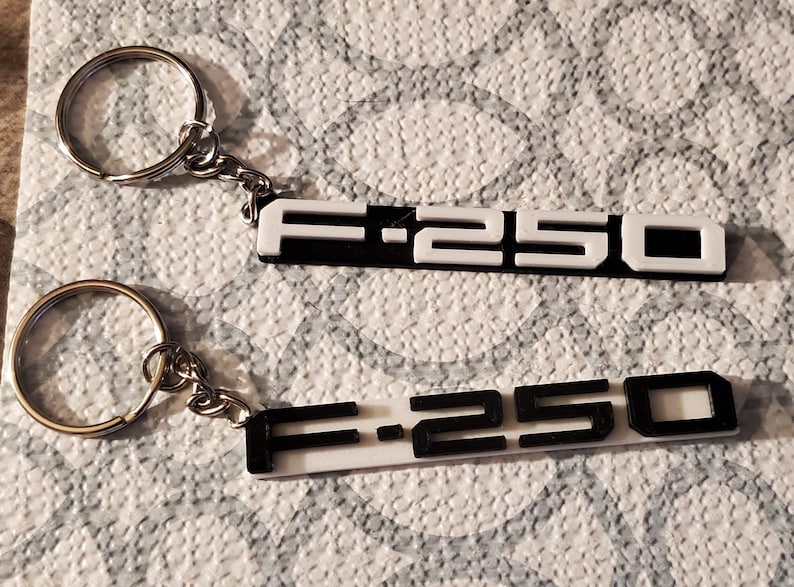 Ford F-250 Keychain - Etsy