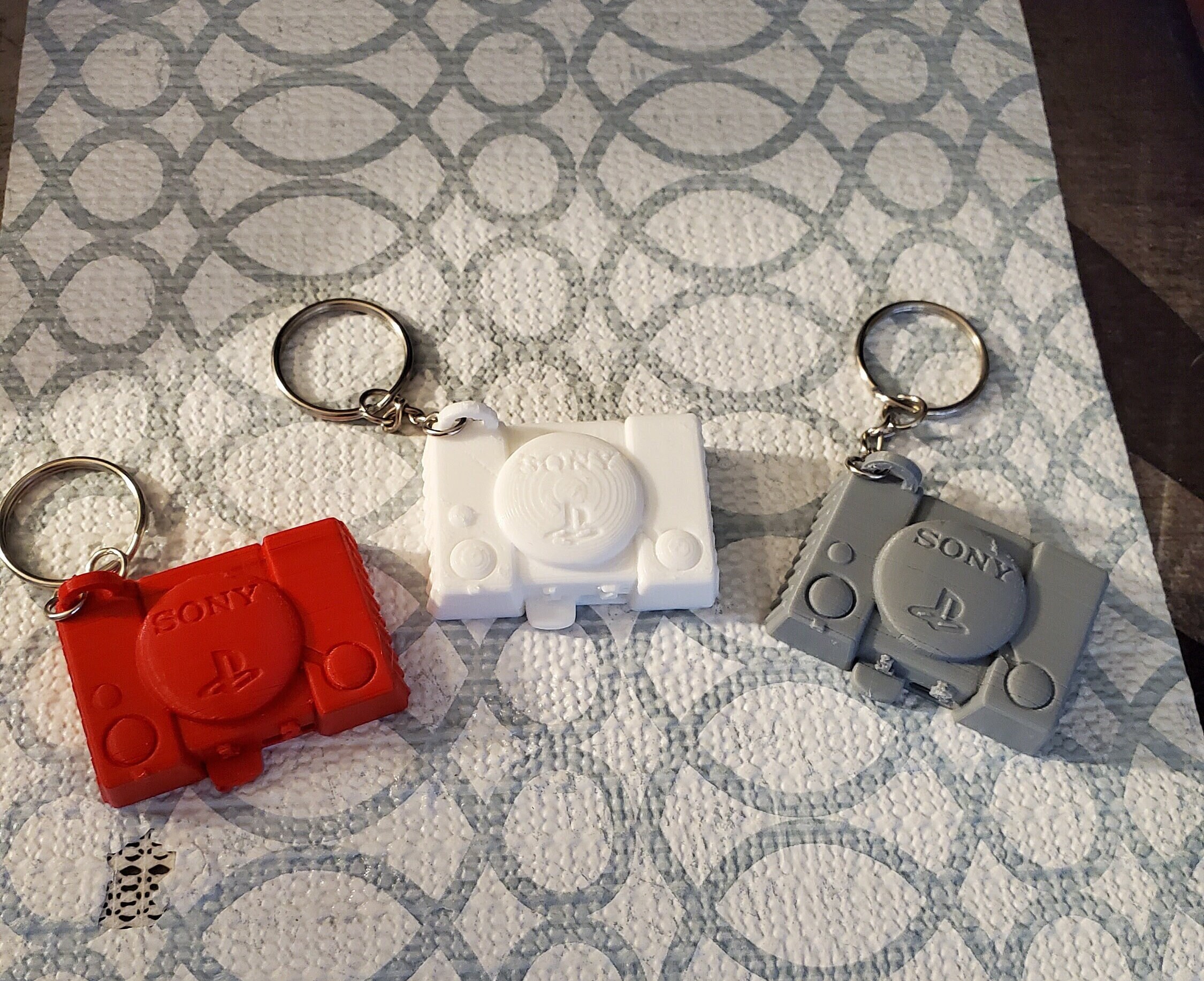 SONY PS1 Playstation One Mini Console Keychain Mini Video Game Console ...