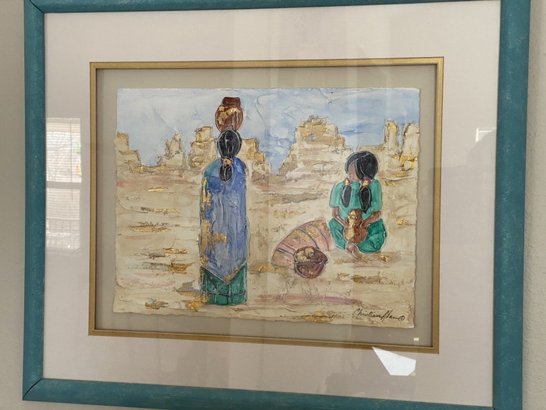 Christian Alan 1991 Original Signed Mixed Media Artwork - Etsy
