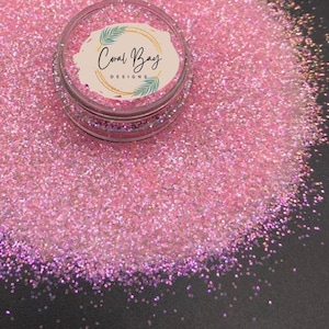 Tickled Pink, Pink Glitter, Pastel Pink Glitter, Crafts, Iridescent ...