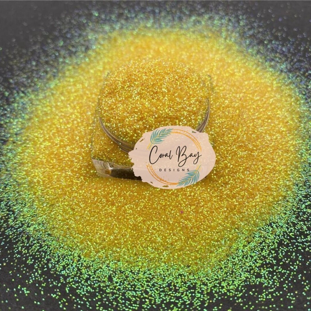 Dandy Lion, Yellow Glitter, Fine Glitter, Pencil Glitter, Crafts ...