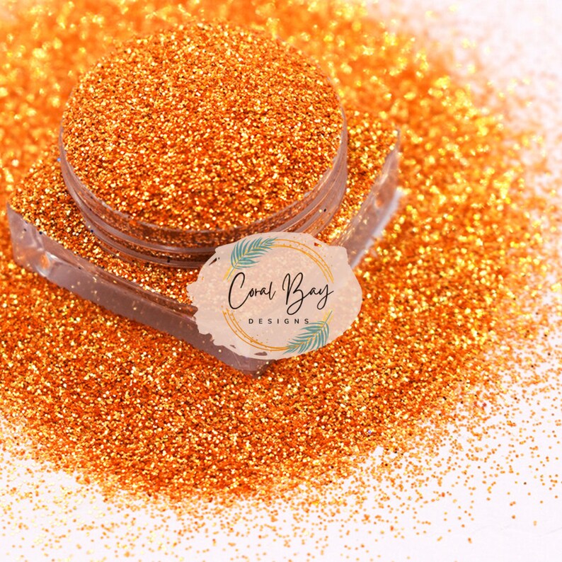 Sunburst Fine Orange Glitter Color Shift Glitter Fall - Etsy